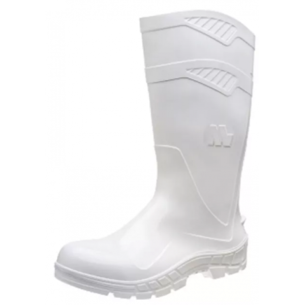 Bota de PVC Cano Longo Branca Vulcaflex Marluvas CA 40754